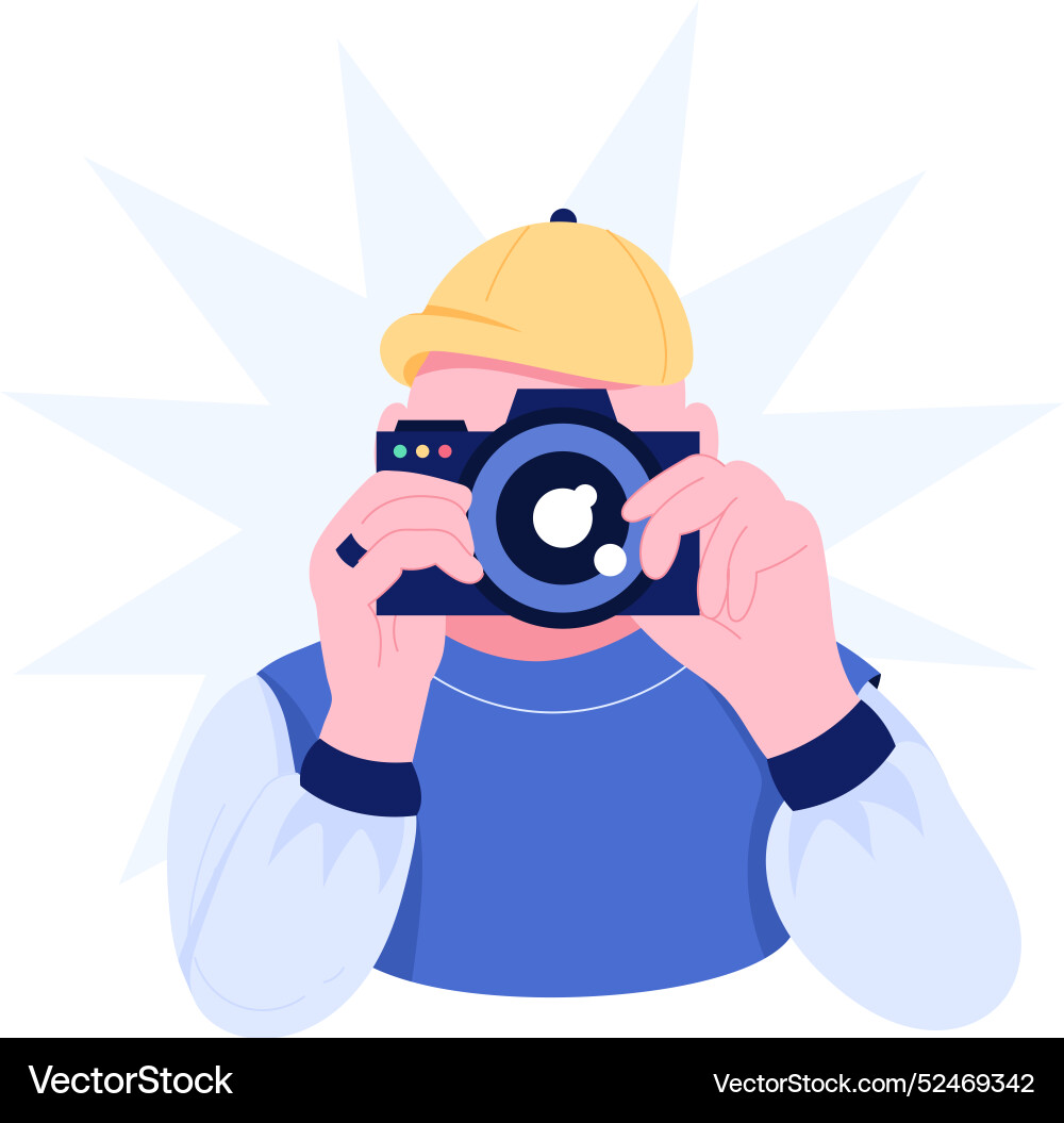 Photographer Royalty Free Vector Image - VectorStock