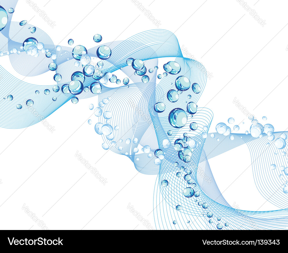 Water background Royalty Free Vector Image - VectorStock