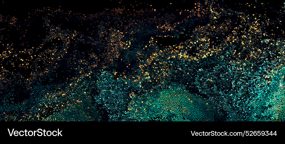 Colorful gradient dots liquid randomly flow swirl Vector Image