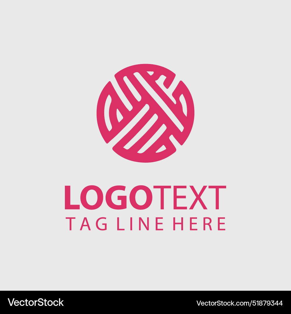 Knitting logo Royalty Free Vector Image - VectorStock