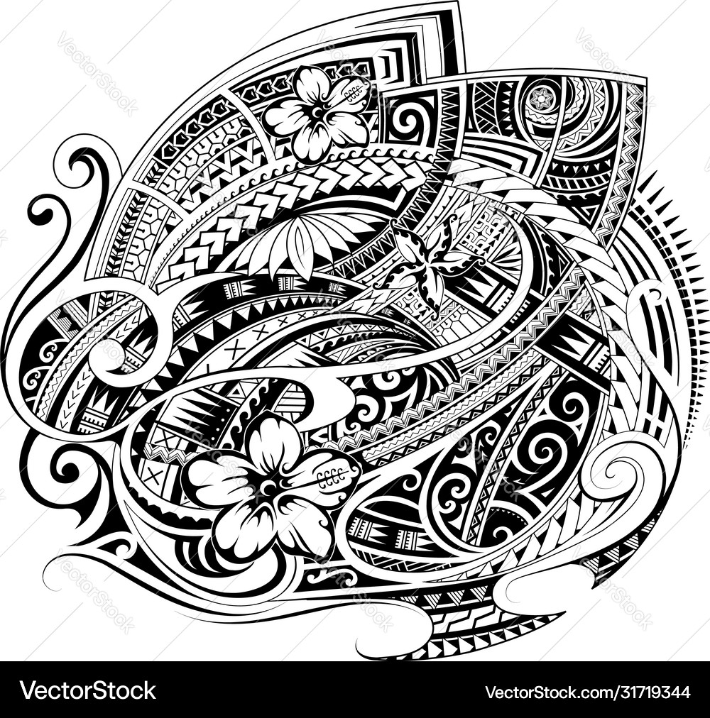 Polynesian Tribal Print