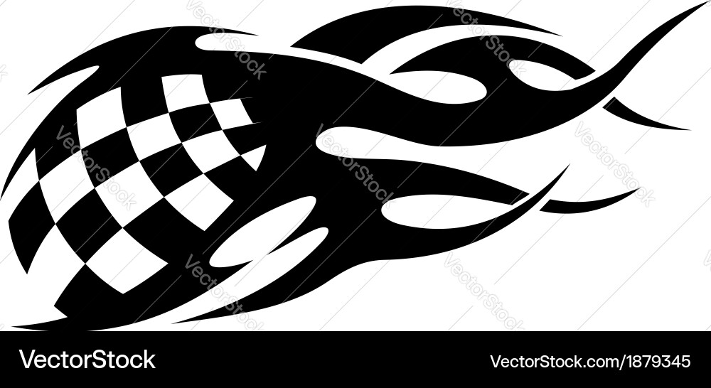 Racing Checkered Flags Royalty Free Vector Image