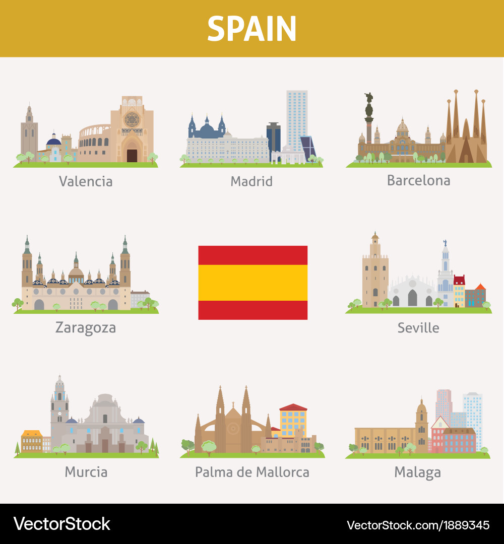 Spain Royalty Free Vector Image - VectorStock