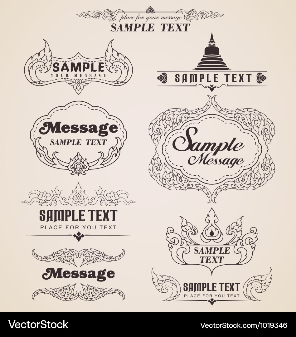 Thai Frame Vector Images (over 3,800)