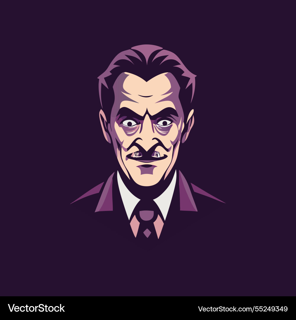 Confident character Royalty Free Vector Image - VectorStock