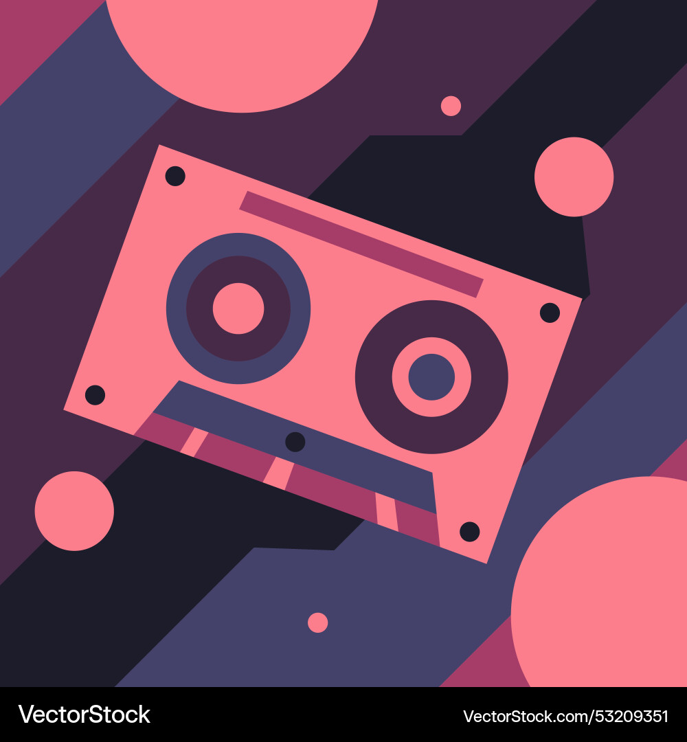 Ancient music recording Royalty Free Vector Image