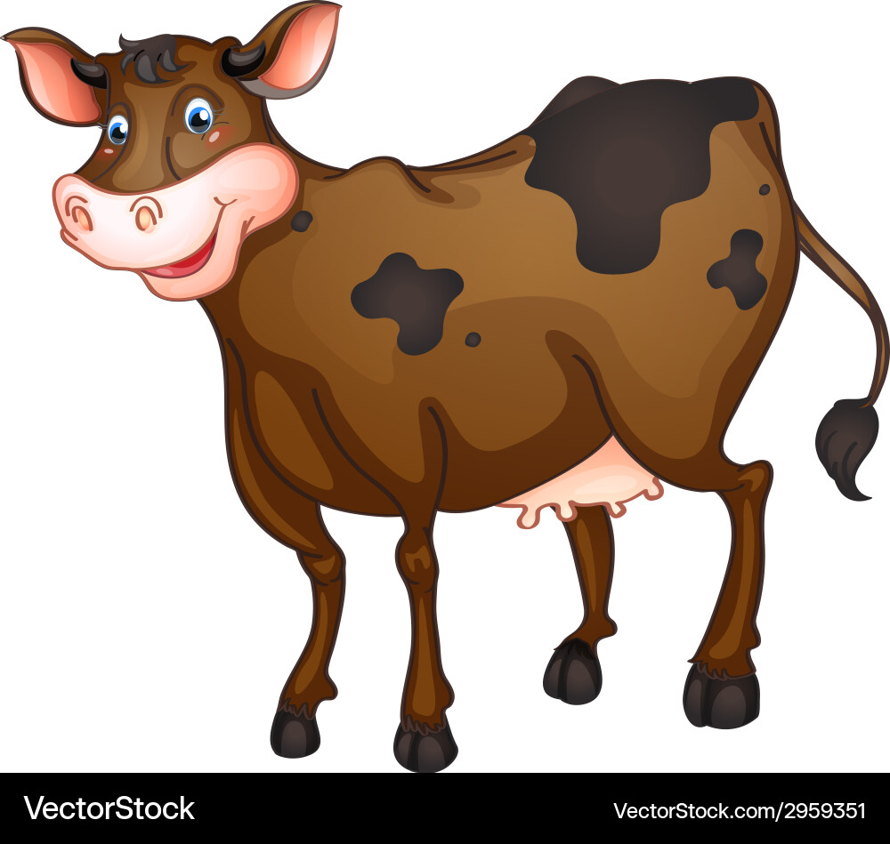 Cow Royalty Free Vector Image - VectorStock
