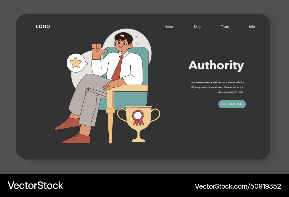 Authority in task delegation concept Royalty Free Vector Authority in task delegation concept Royalty Free Vector