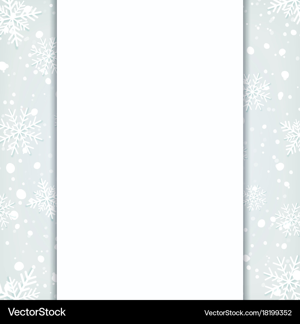 Blank christmas greeting card template Royalty Free Vector