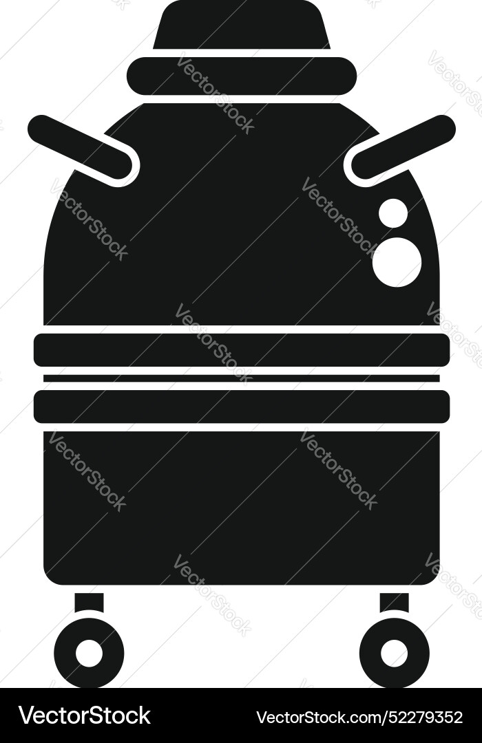 Mobile milk tank keeping fresh cold icon Vector Image