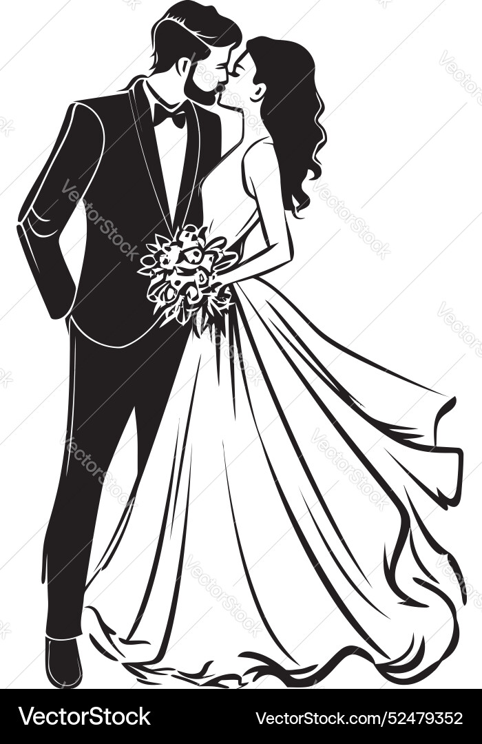 Unity knot black logo design icon eternal union Vector Image