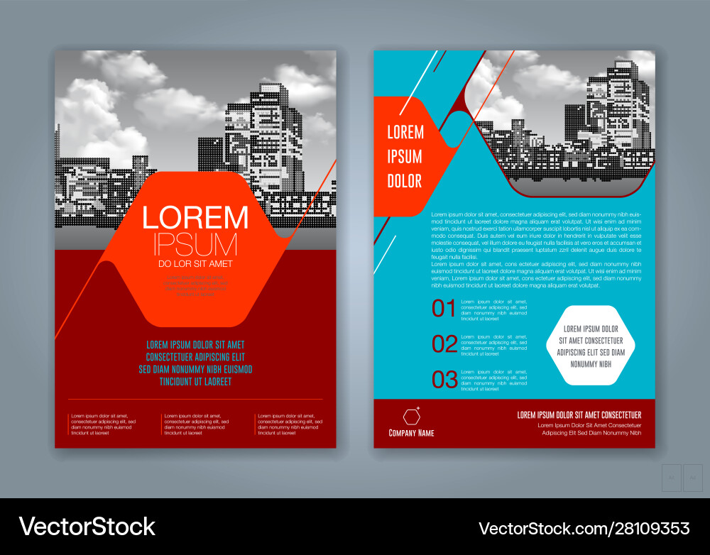 Cover annual report 1328 Royalty Free Vector Image