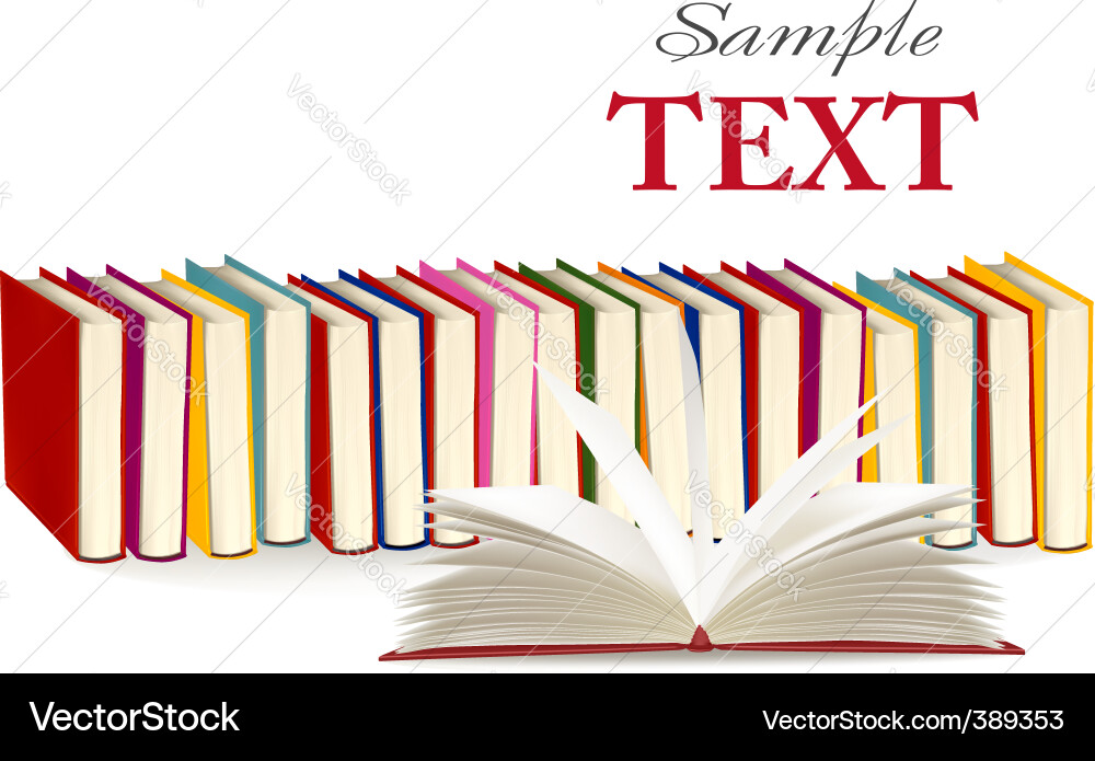 Open book Royalty Free Vector Image - VectorStock