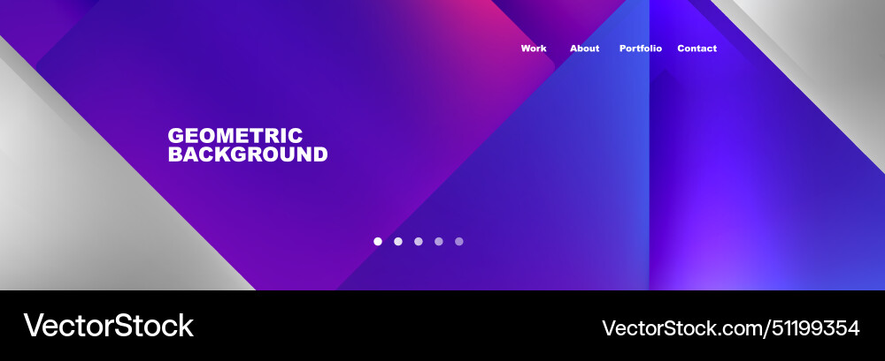 Geometric background in purple violet electric Vector Image