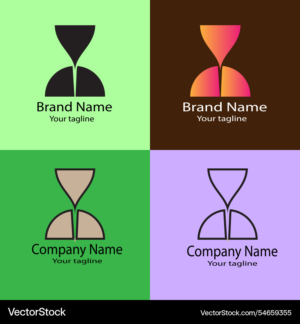 Commercial modern logo design Royalty Free Vector Image