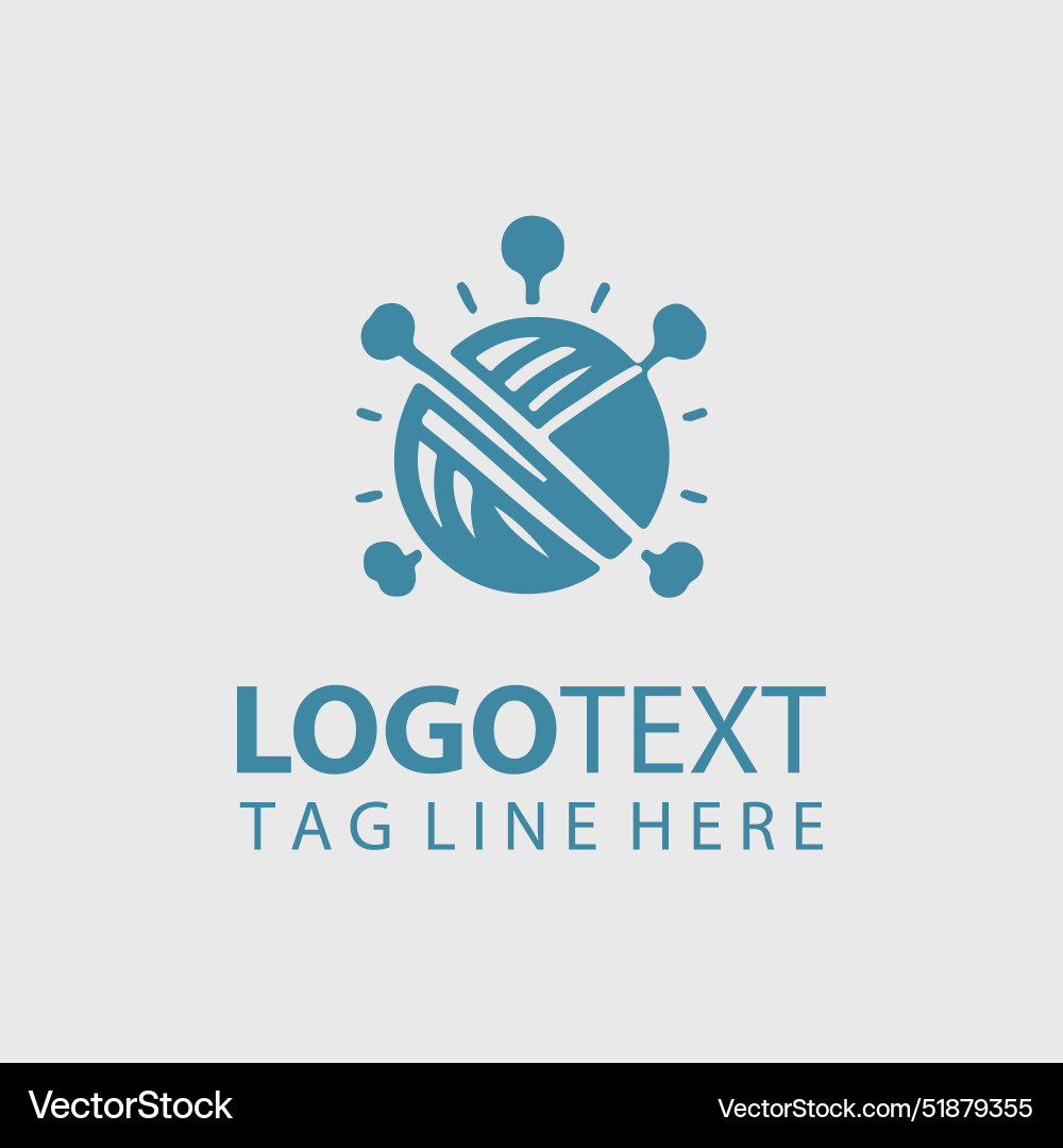Knitting logo Royalty Free Vector Image - VectorStock
