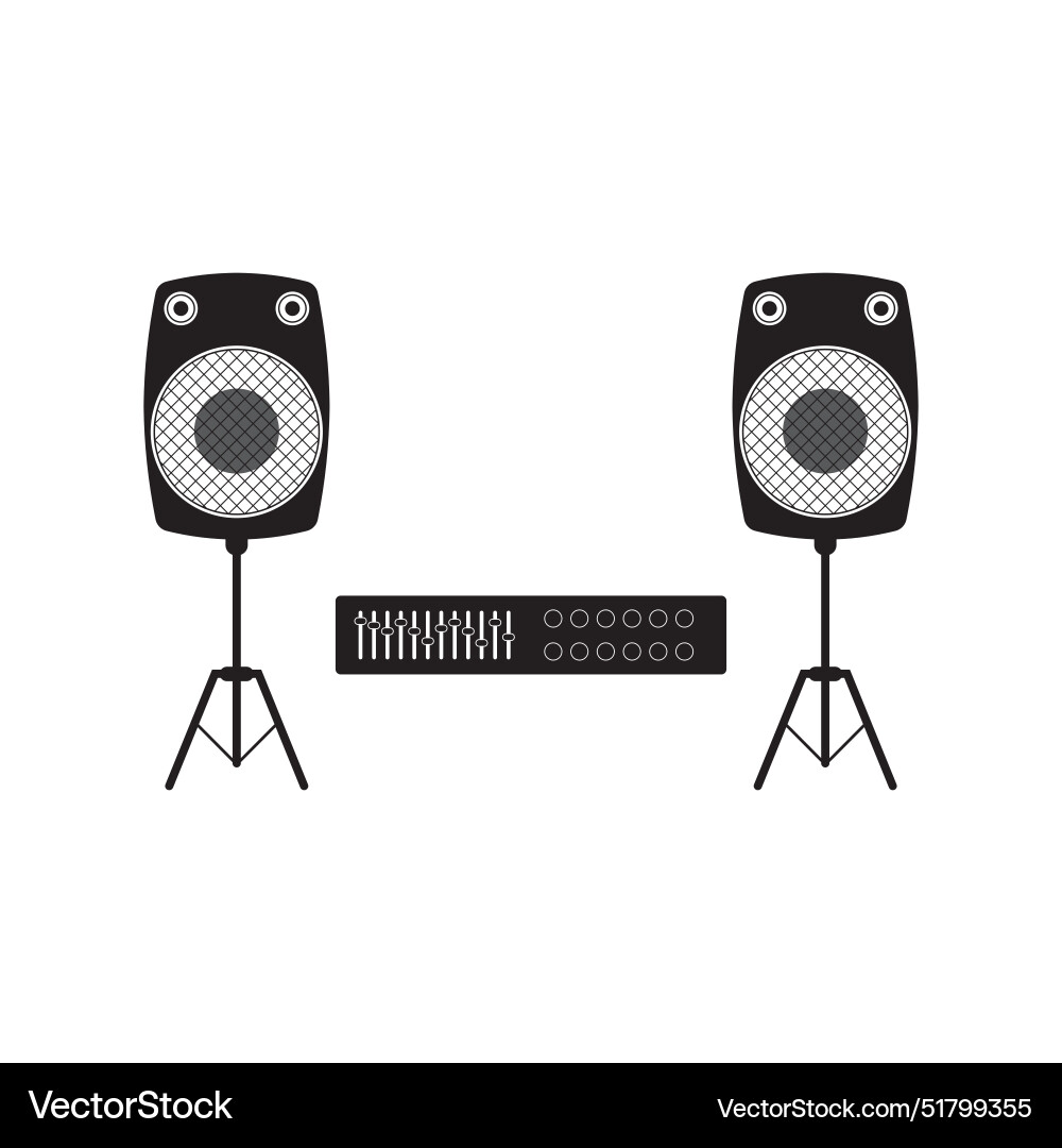Sound system icon Royalty Free Vector Image - VectorStock