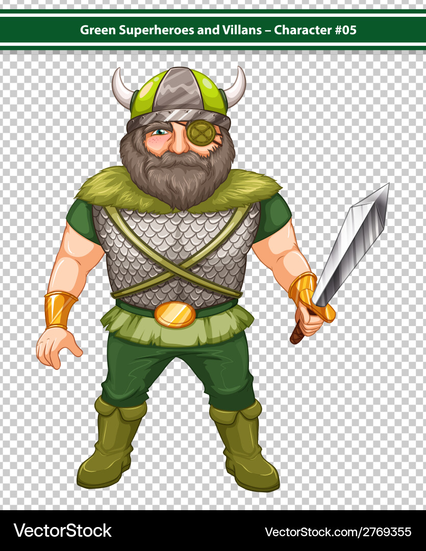 Viking warrior Royalty Free Vector Image - VectorStock
