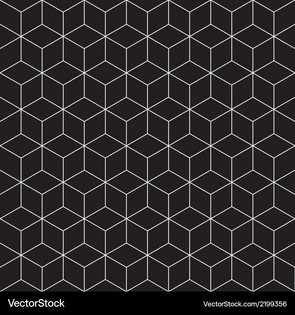 Pattern cube 3 Royalty Free Vector Image - VectorStock