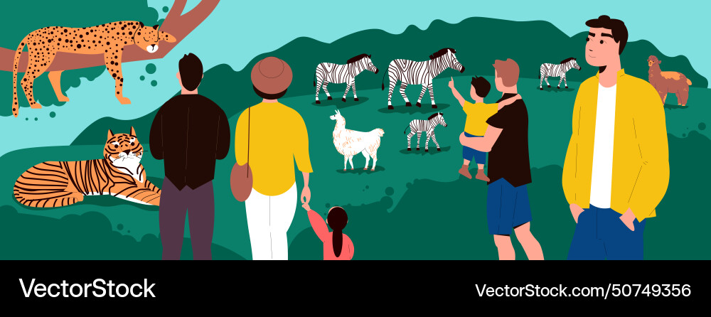 Zoo background Royalty Free Vector Image - VectorStock