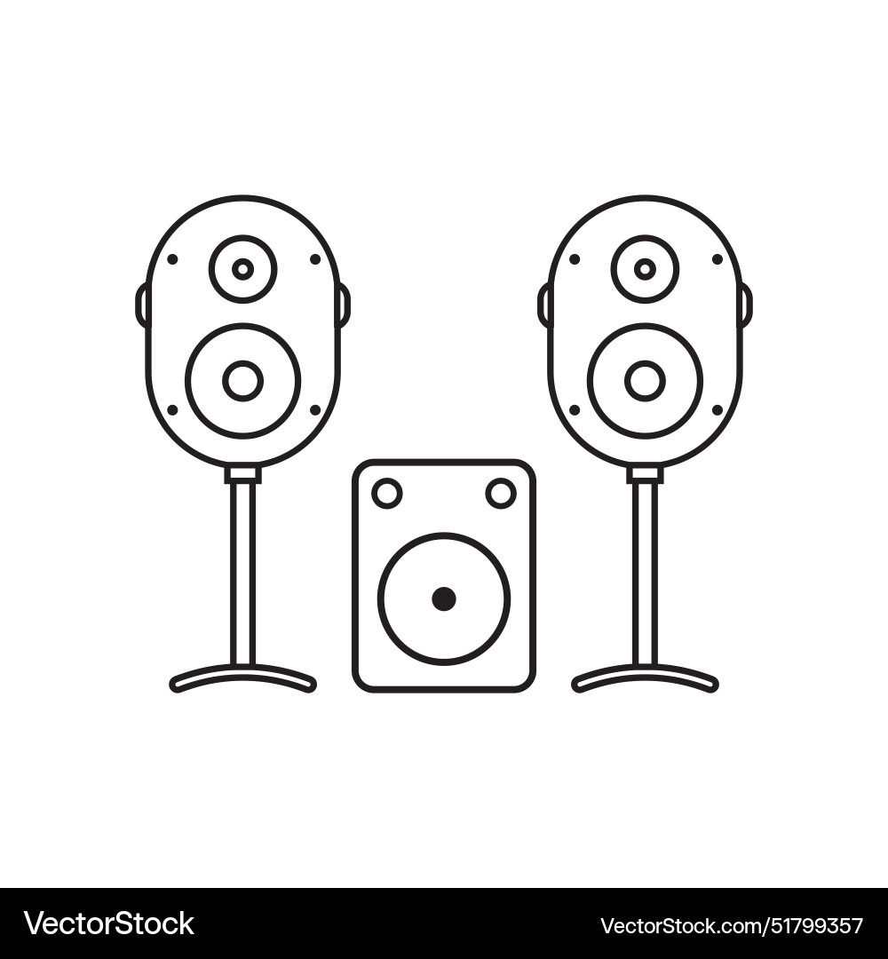 Sound system icon Royalty Free Vector Image - VectorStock
