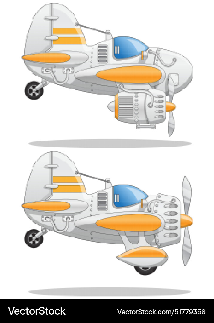 A set of planes Royalty Free Vector Image - VectorStock