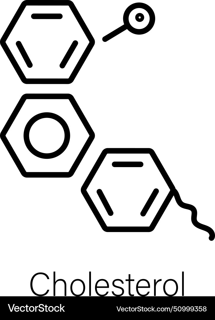 Cholesterol Royalty Free Vector Image - VectorStock