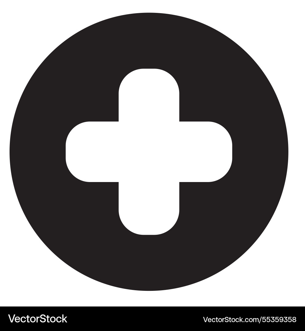 Plus icon Royalty Free Vector Image - VectorStock