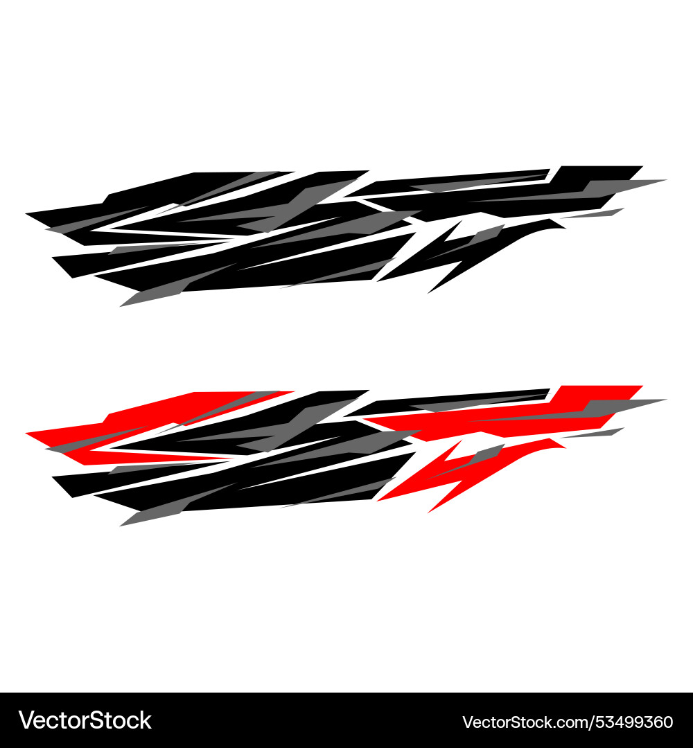 Car wrapping decal Royalty Free Vector Image - VectorStock