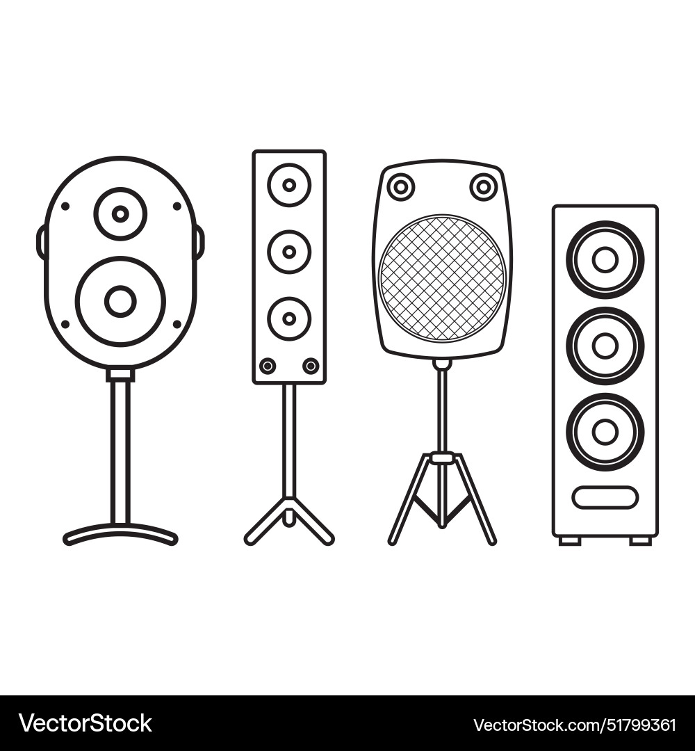 Sound system icon Royalty Free Vector Image - VectorStock