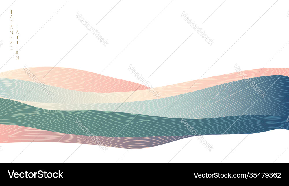 Art landscape background with gradient texture Vector Image