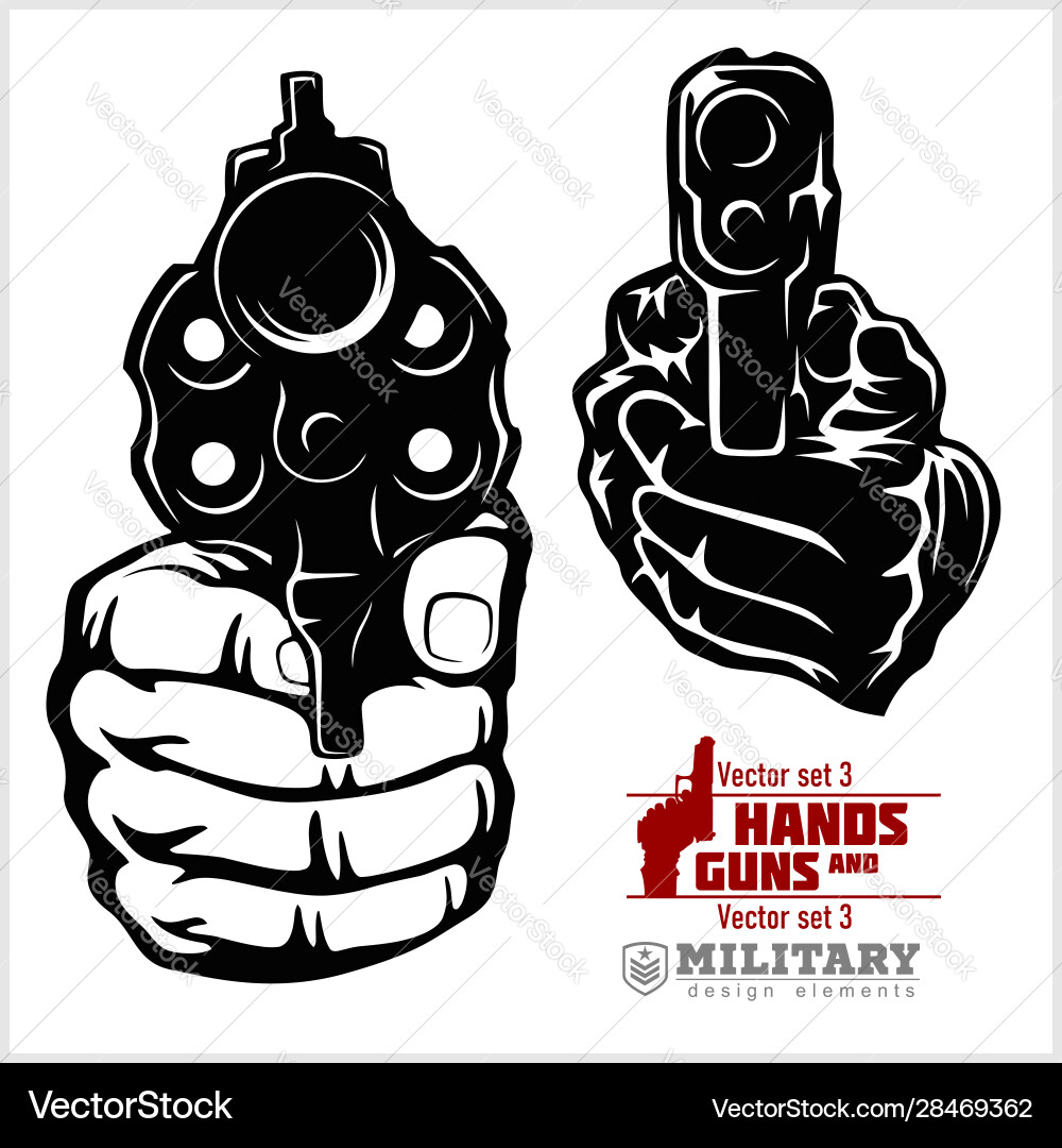 Revolver Hand Pointing At You