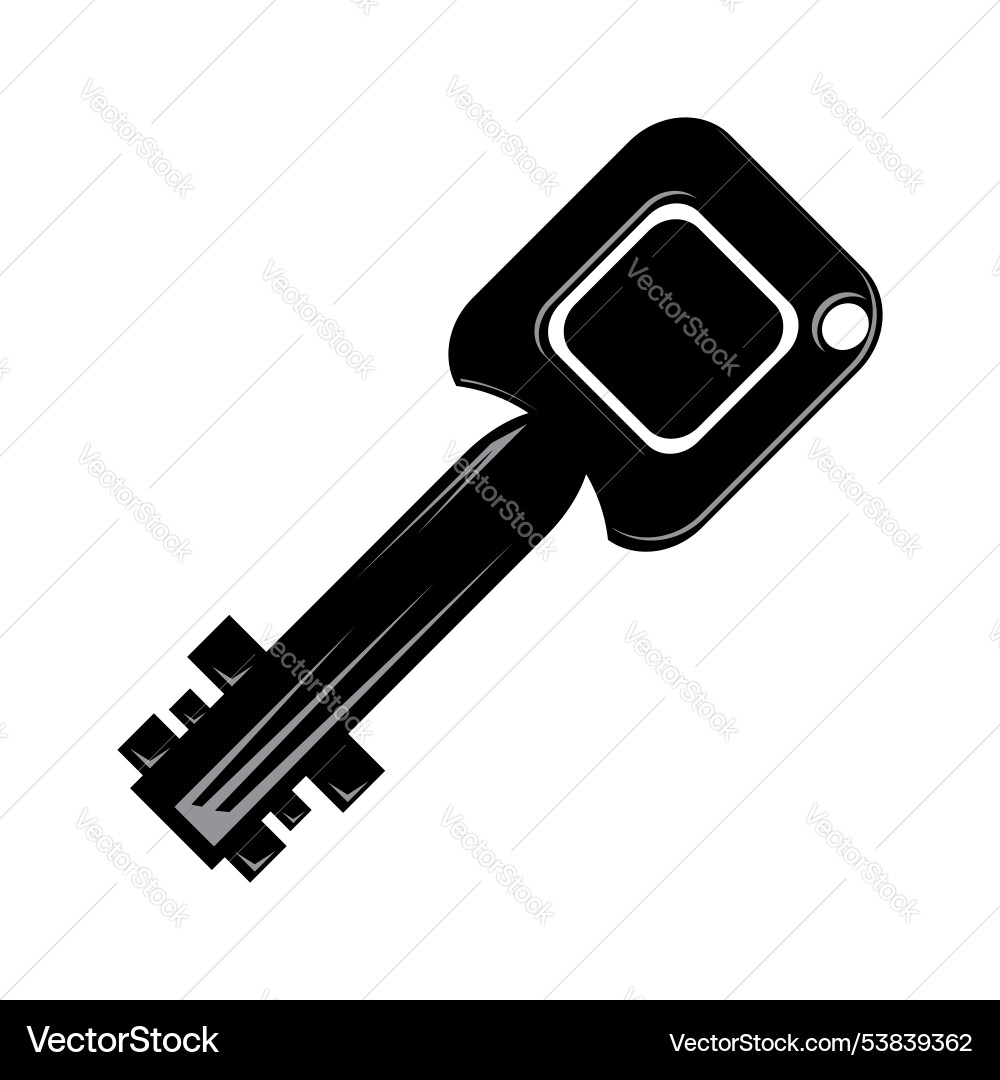 Key icon isolated on white background Royalty Free Vector