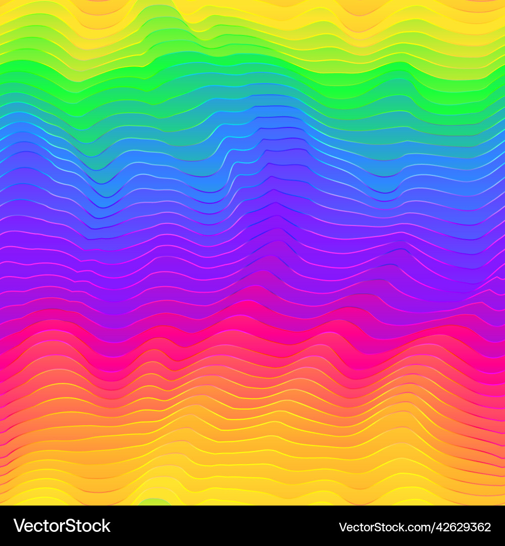 Rainbow gradient line seamless texture Royalty Free Vector