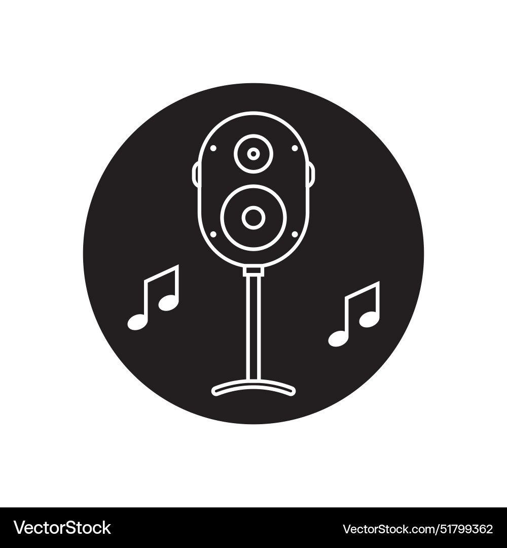 Sound system icon Royalty Free Vector Image - VectorStock