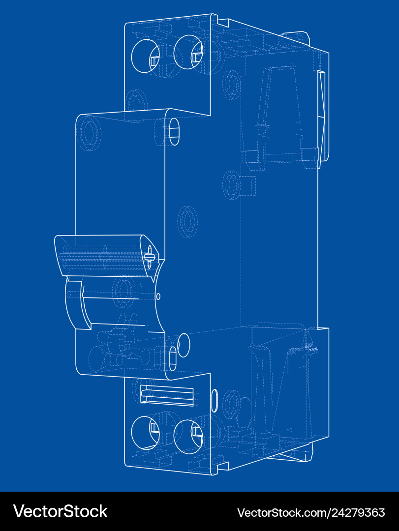 Automatic circuit breaker concept – Royalty-Free Vector | VectorStock