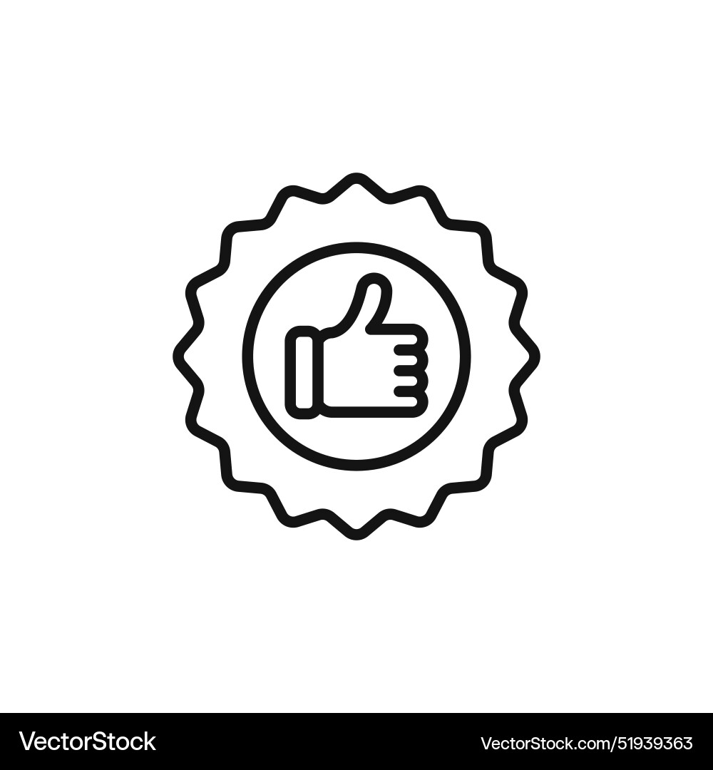 Best choice icon logo sign outline Royalty Free Vector Image