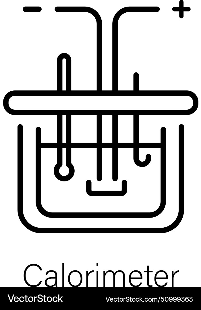 Calorimeter Royalty Free Vector Image - VectorStock