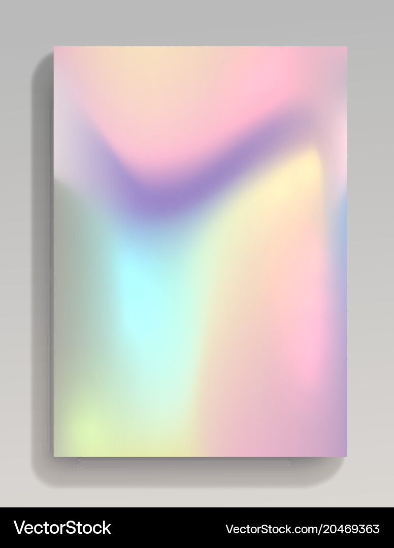 Holographic vertical backdrop Royalty Free Vector Image