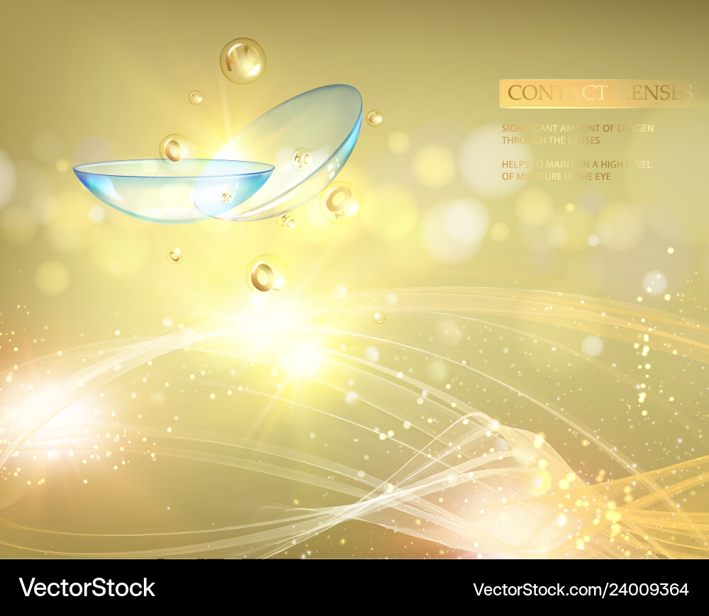 Abstract of blue optical lens on soft Royalty Free Vector