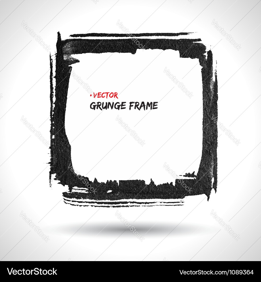 Grunge frame Royalty Free Vector Image - VectorStock