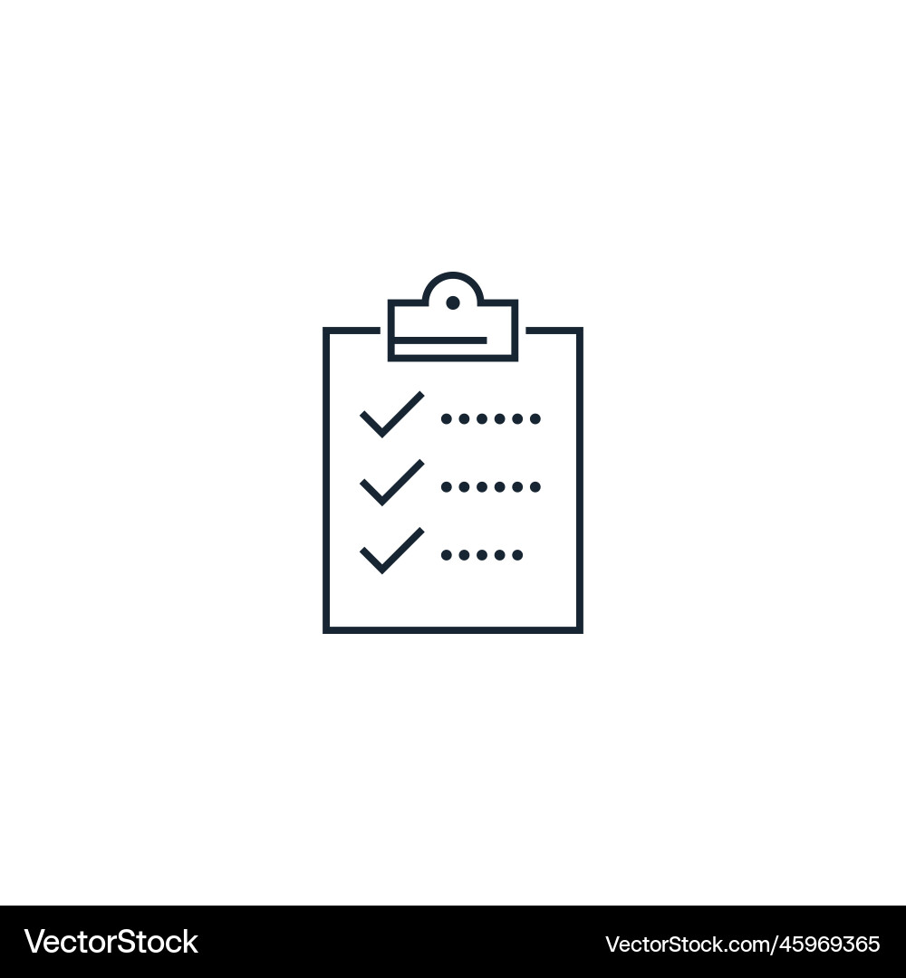 Check list creative icon from delivery icons Vector Image