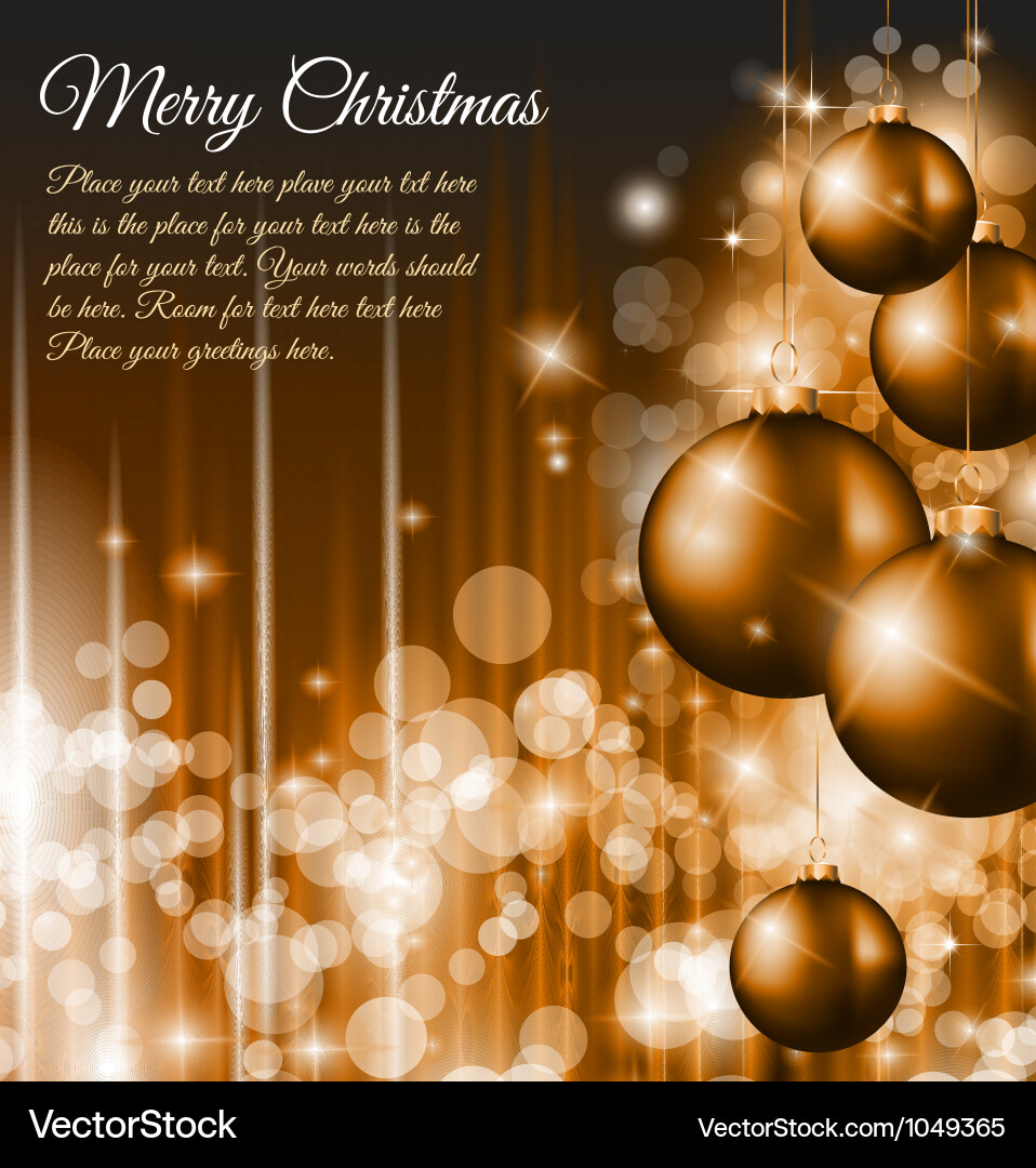Merry christmas elegant Royalty Free Vector Image