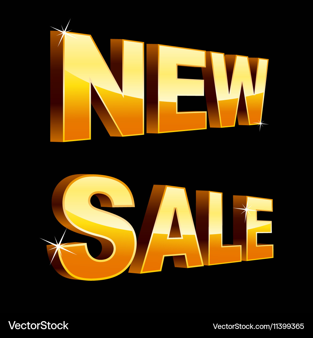 New sale Royalty Free Vector Image - VectorStock