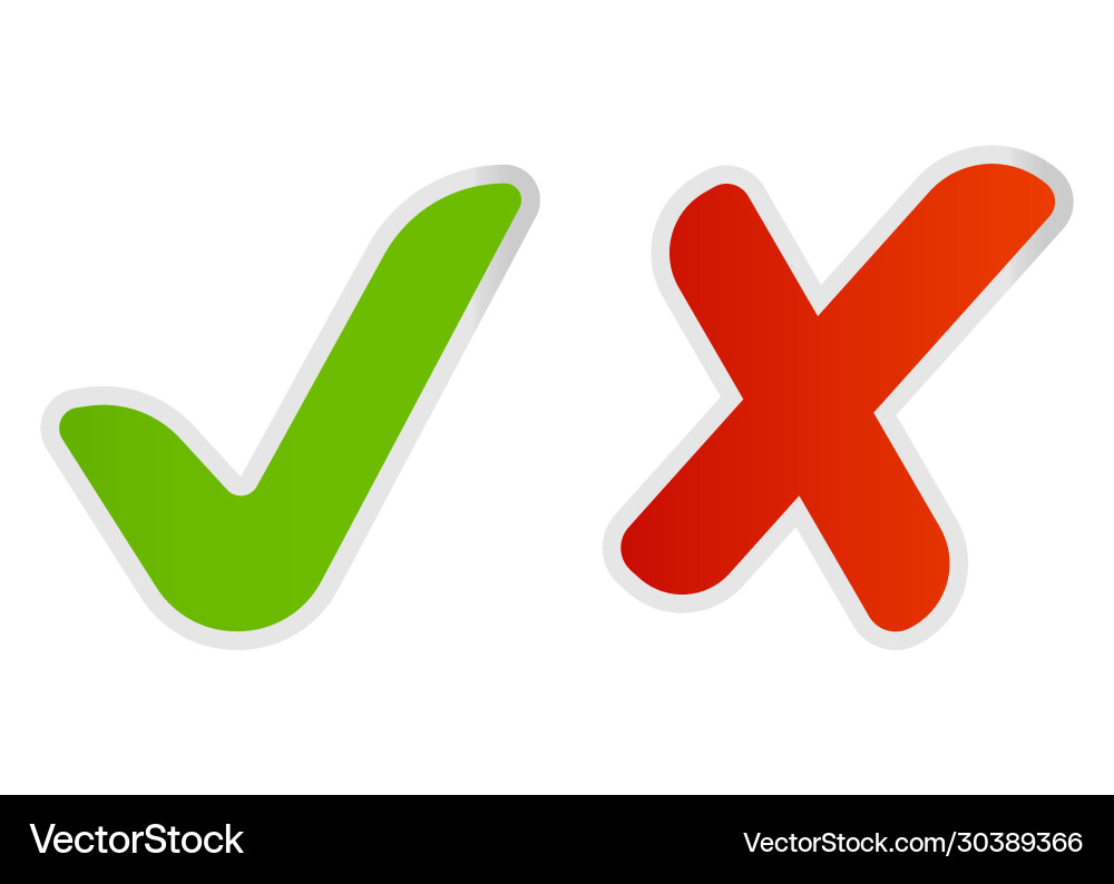 Check mark Royalty Free Vector Image - VectorStock