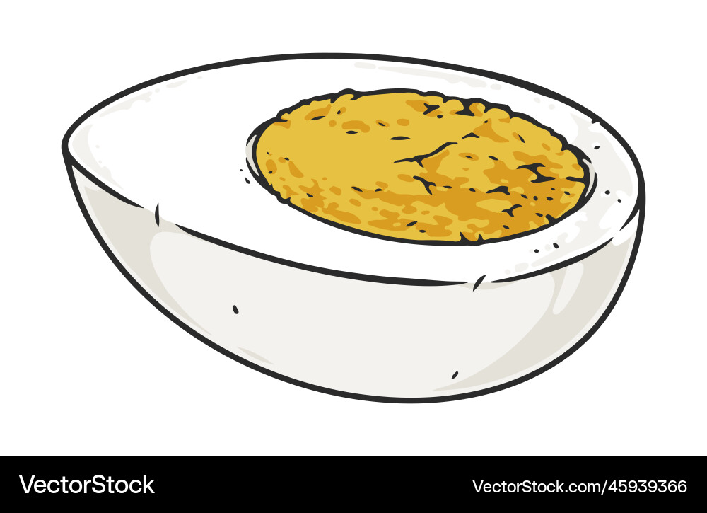 Vintage Boiled Egg Emblem Royalty Free Vector Image