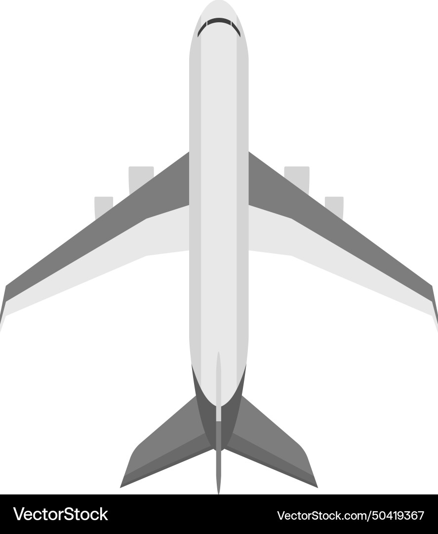 Aeroplane icon image Royalty Free Vector Image