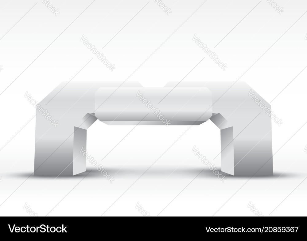 Gate exhibition Royalty Free Vector Image - VectorStock