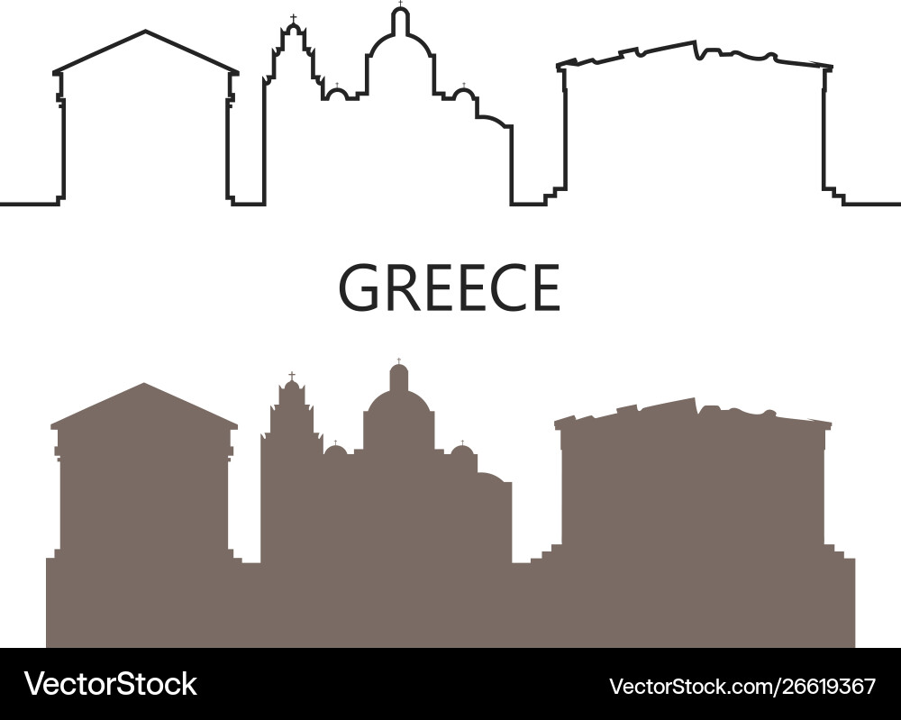 Greece Royalty Free Vector Image - VectorStock
