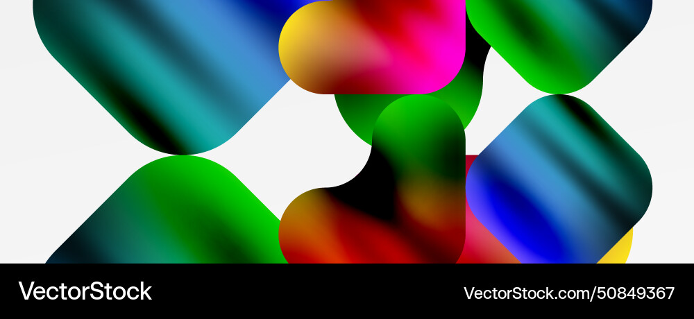 Metal colorful plates background Royalty Free Vector Image